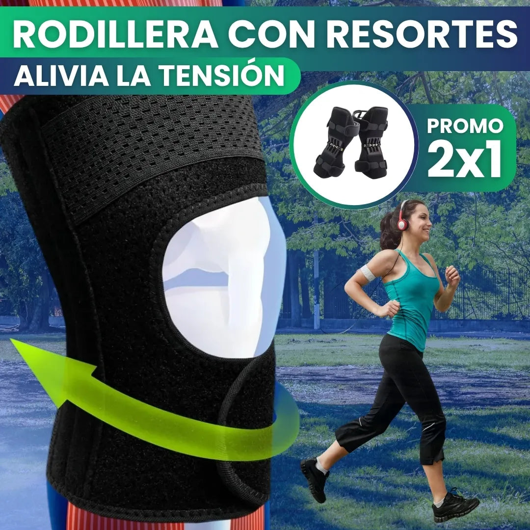Rodillera con resortes - alivia la tensión - Lleva 2 - paga 1 ...